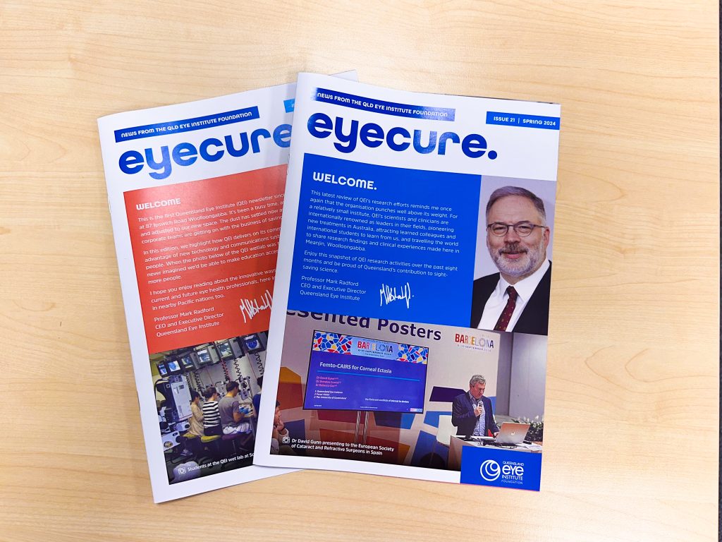Eyecure Newsletters | Queensland Eye Institute